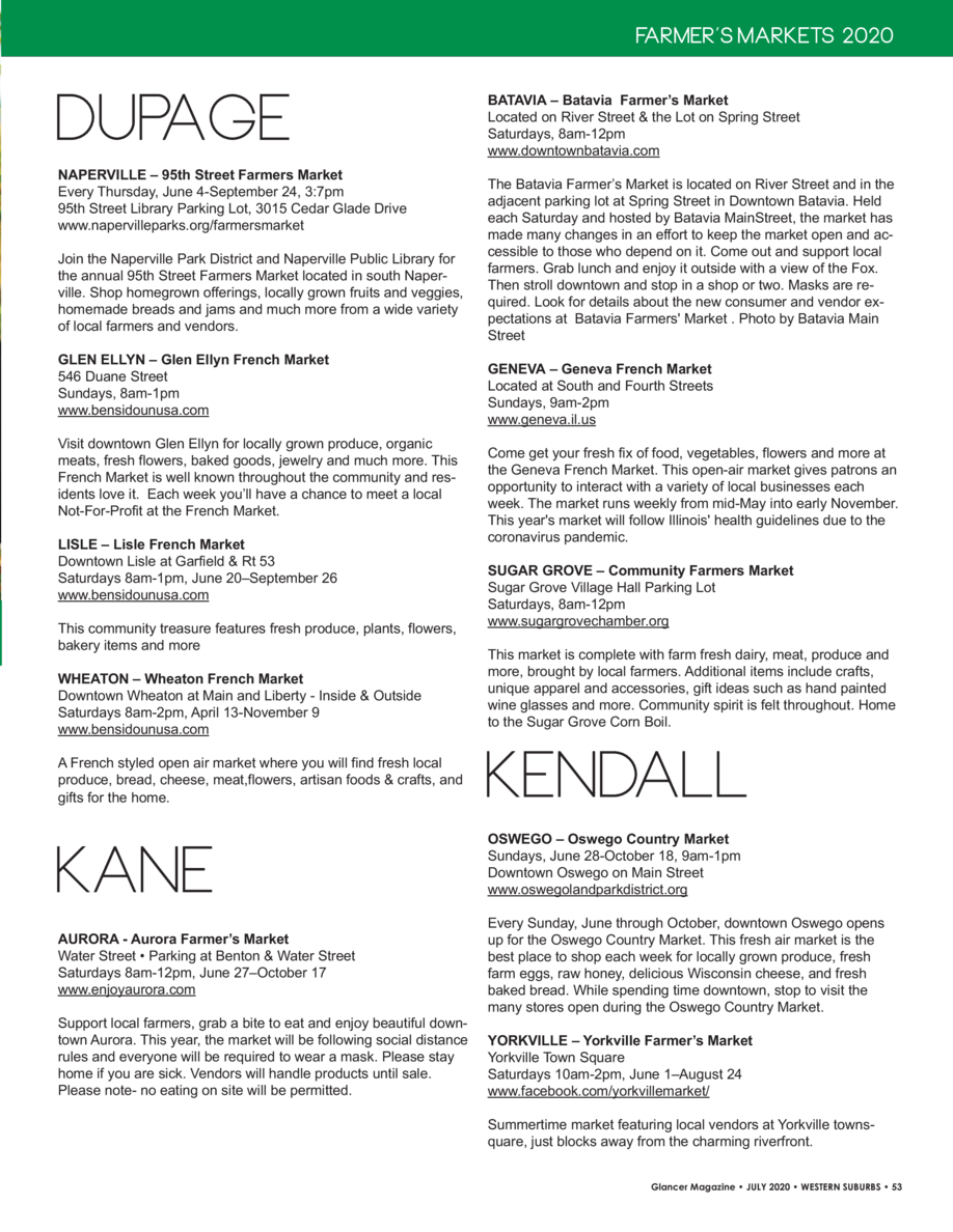 Glancer Magazine, July 2020